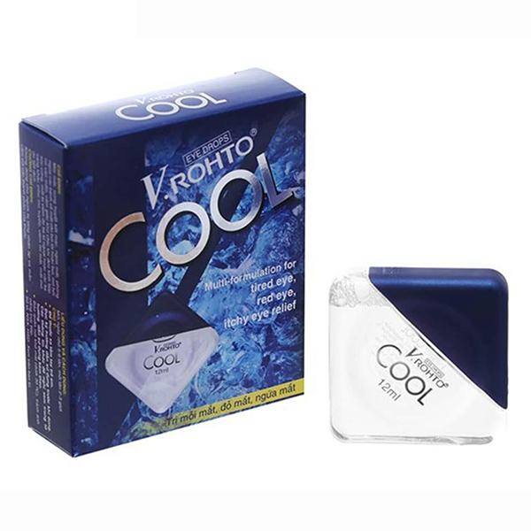Thuốc Nhỏ Mắt V.Rohto Cool - Trị Mỏi Mắt, Đỏ Mắt, Ngứa mắt