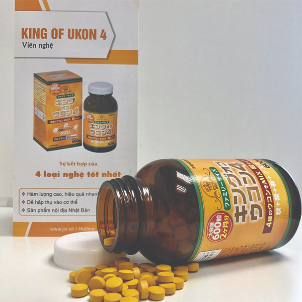 Viên Nghệ King Of Ukon 4 - Hỗ Trợ Bảo Vệ Niêm Mạc Dạ Dày